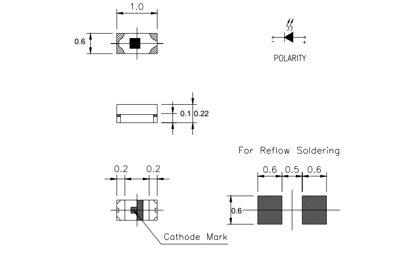 0805 SMD LED, High Brightness, For Indicator And Motormeter – Asiatech ...